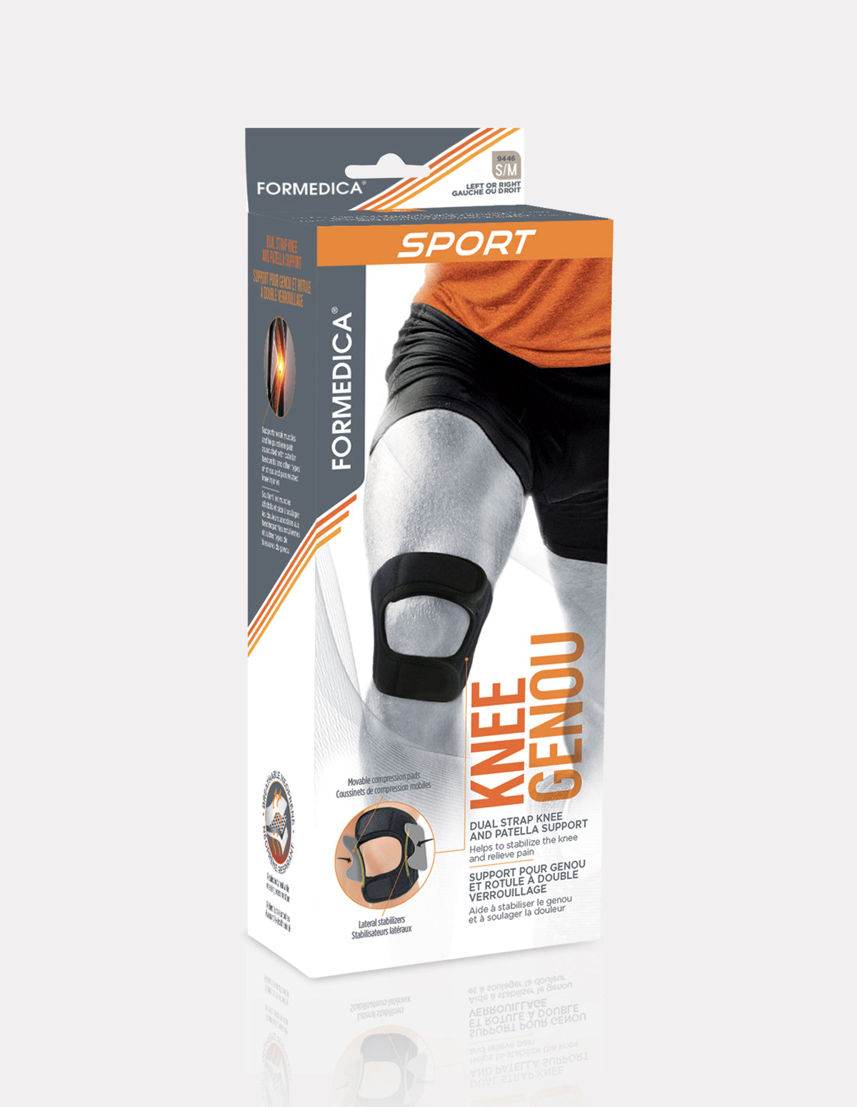 Support pour genou et rotule double verrouillage | Formedica